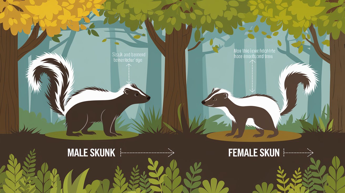 Male vs Female Skunk: How to Tell Gender Easily