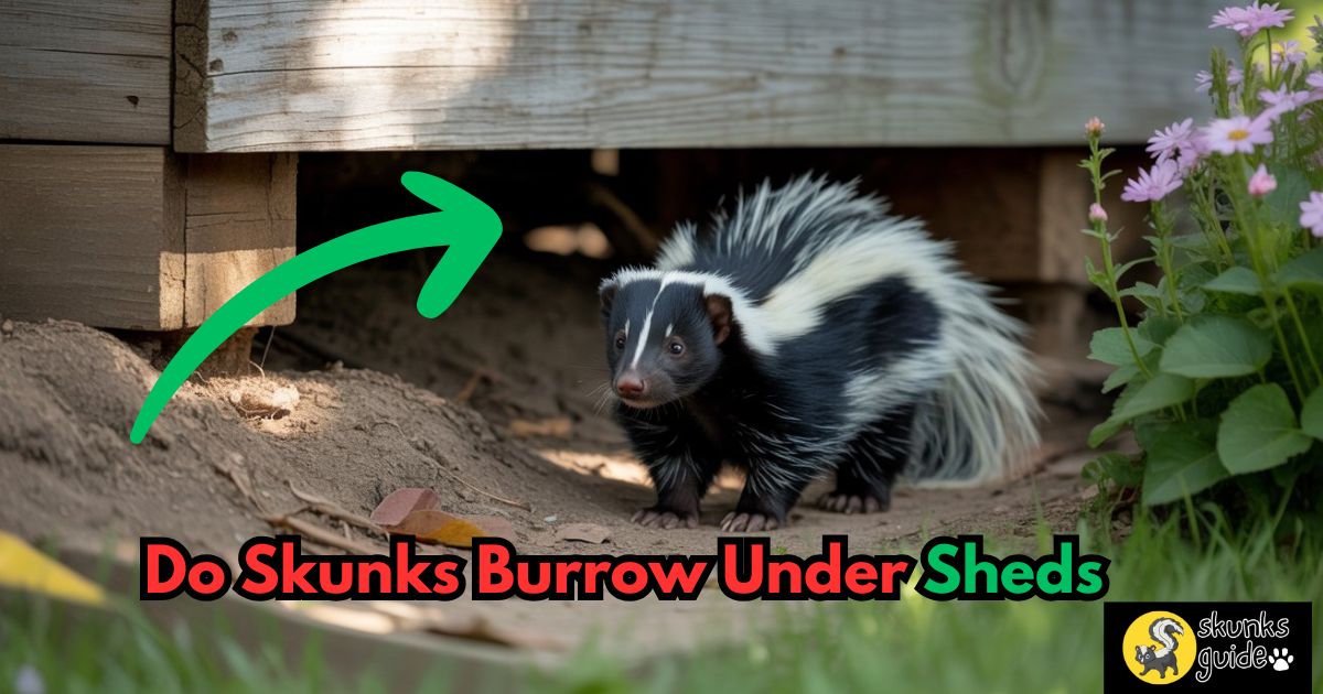 Do Skunks Burrow Under Concrete, Houses, and Sheds? How to Stop Them