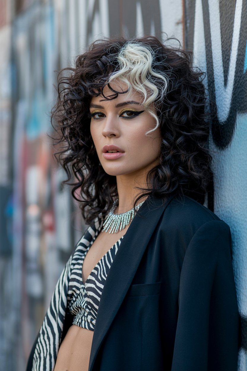 14 Skunk Stripe Hair Ideas for Women