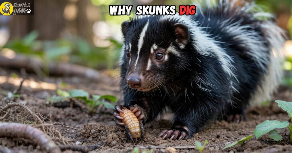 Why Do Skunks Dig Holes in Yard? Understanding Skunk Behavior
