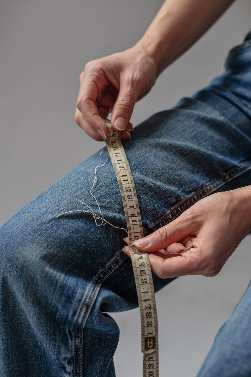 How to Fix Jeans That Are Too Long