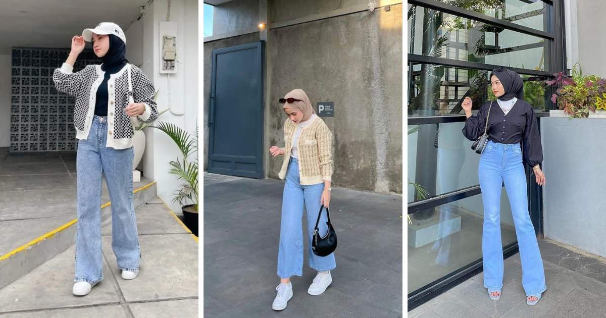 16 Wide Leg Jeans Outfit Ideas for Hijab Wearers