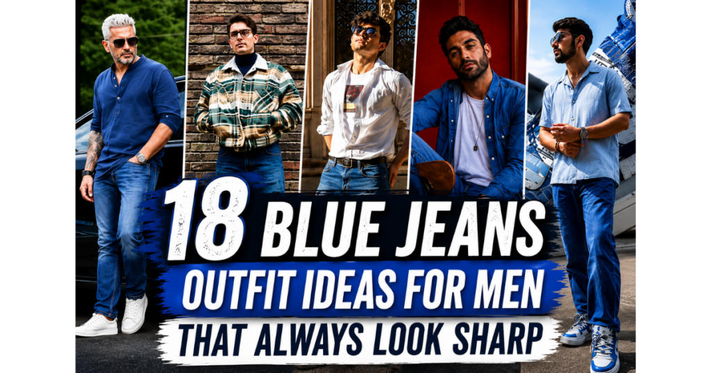 18 Blue Jeans Outfit Ideas for Men That Always Look Sharp