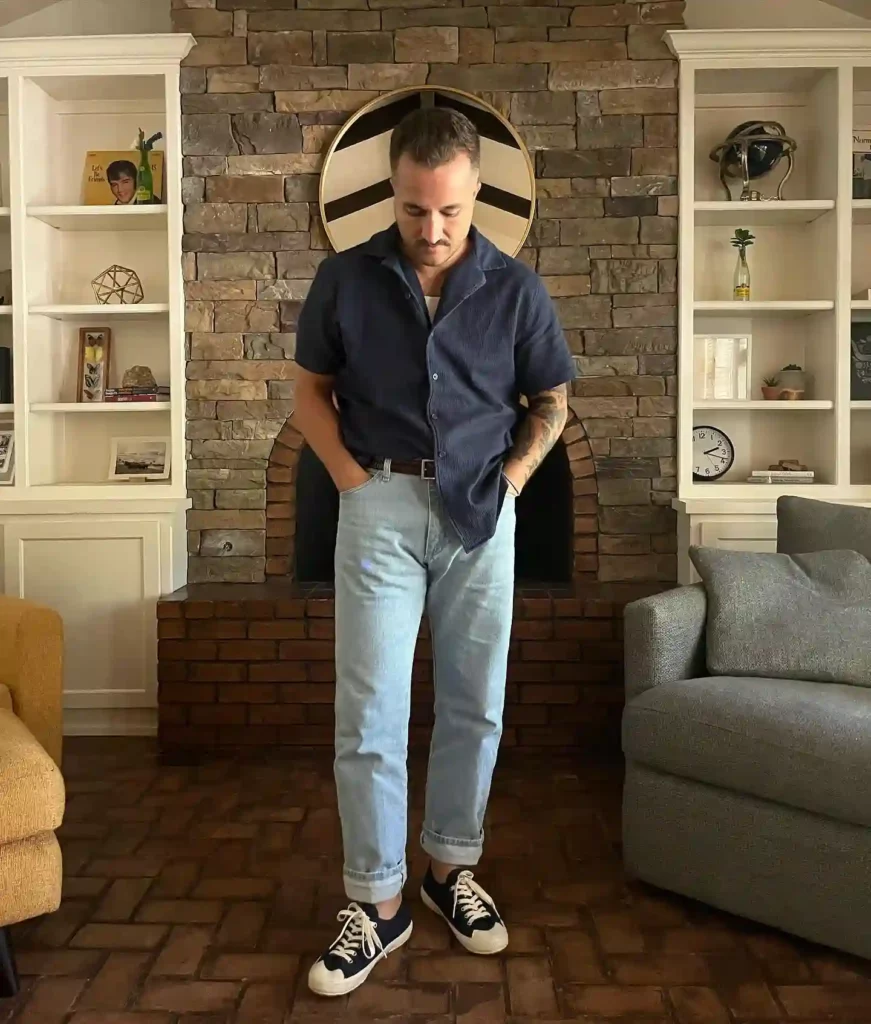 18 Effortless Light Blue Jeans Outfits Every Man Should Try